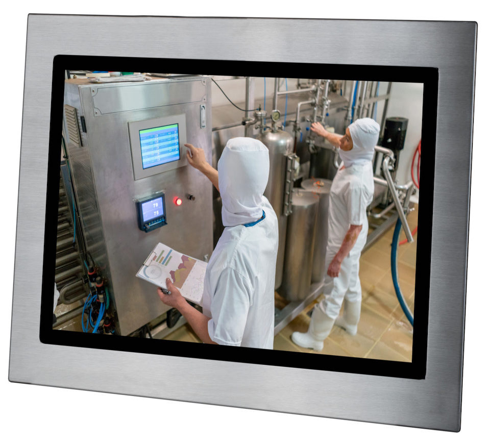 10.1” Sunlight Readable Waterproof Panel-Mount Touch Screens